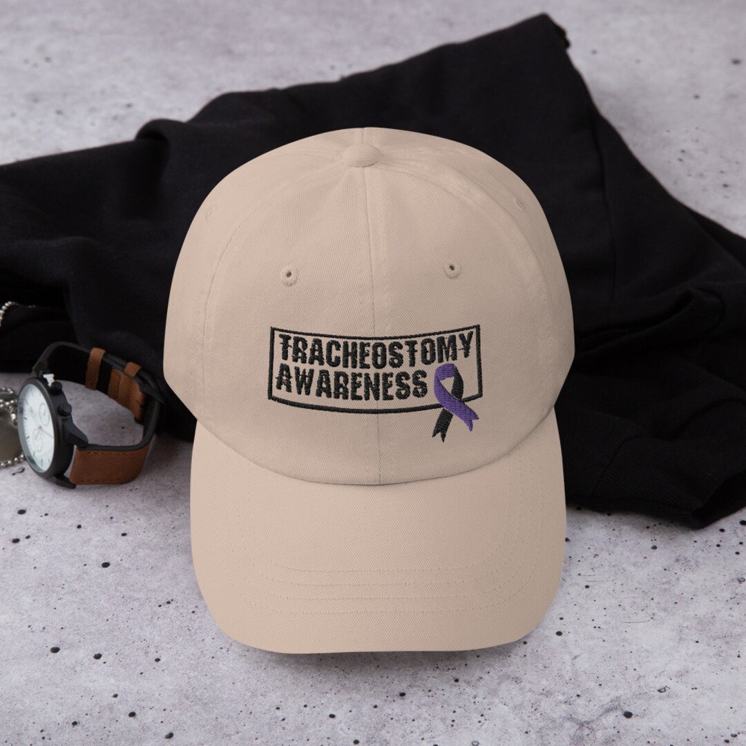 Tracheostomy Awareness Ribbon Hat Dad Cap - Etsy
