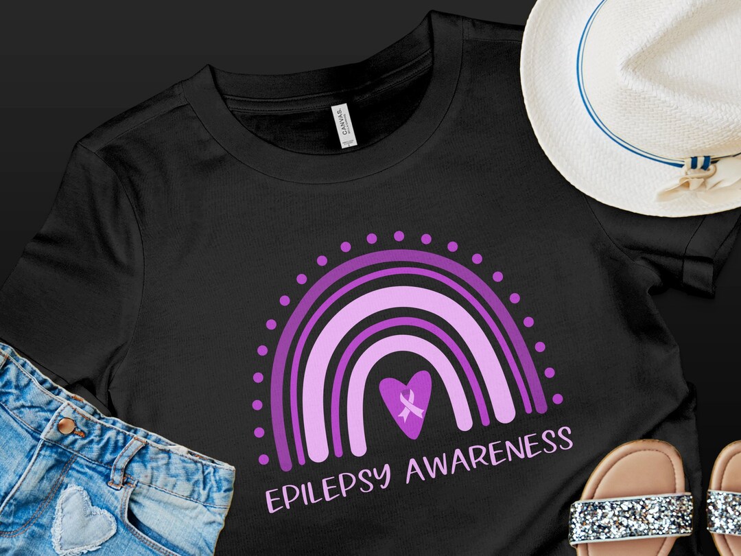 Epilepsy Awareness Purple Ribbon, Seize the Day, Faith Over Fear ...