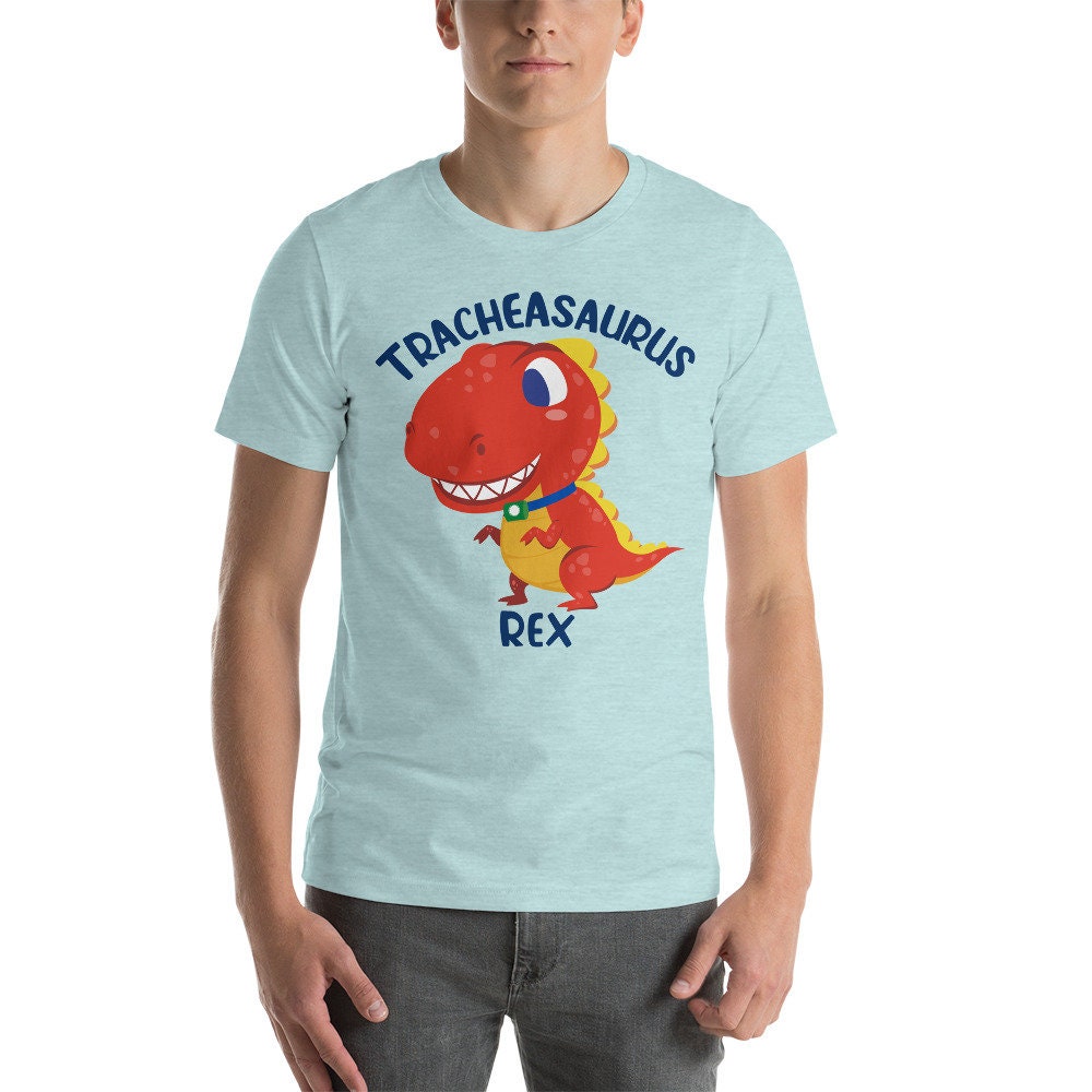Tracheasaurus Rex Tracheostomy Awareness Dinosaur Shirt - Etsy