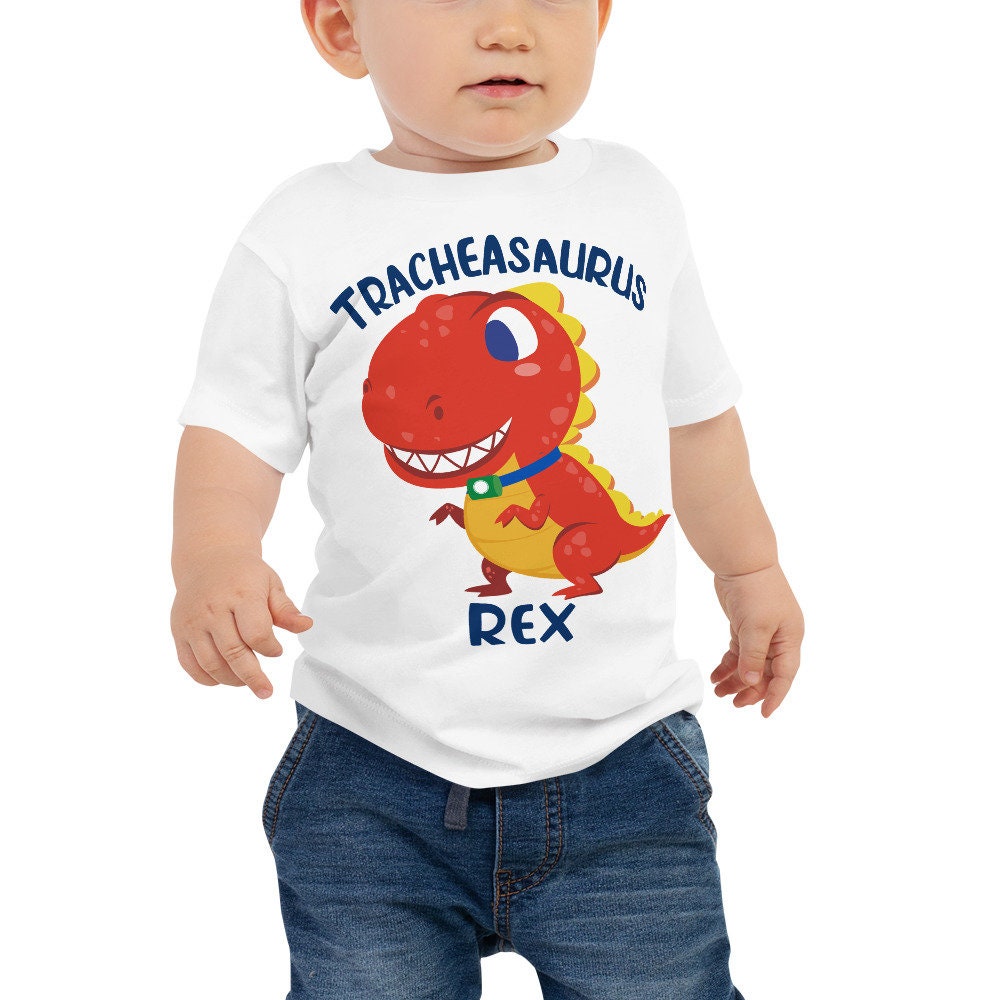 Tracheasaurus Rex Tracheostomy Awareness Dinosaur Shirt for Baby - Etsy