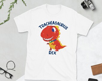 Tracheasaurus Rex Tracheostomy Awareness Dinosaur Shirt | Etsy