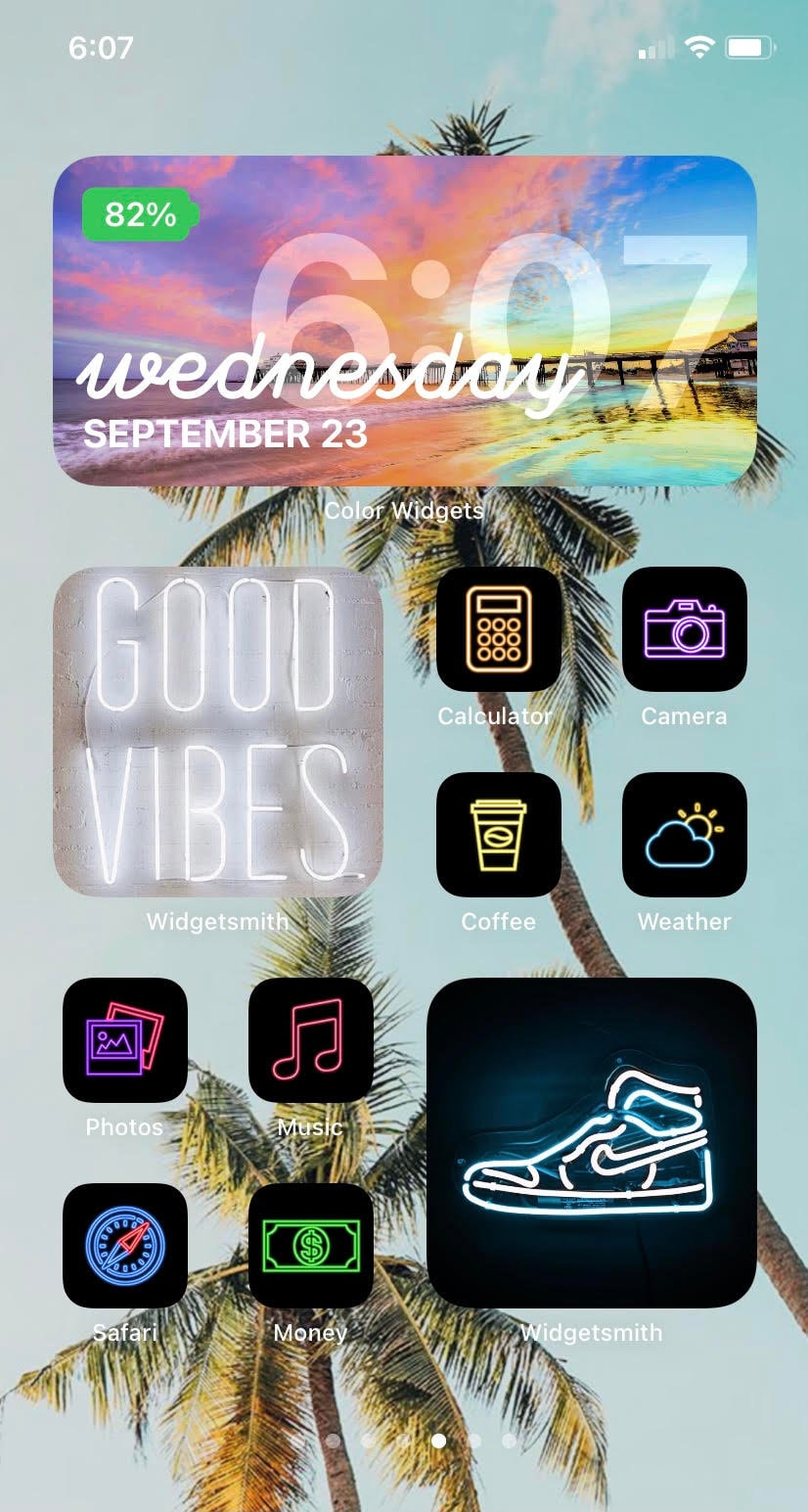 Ios 14 App Icon Pack Neon Aesthetic Ios 14 Icons Iphone - Etsy Canada
