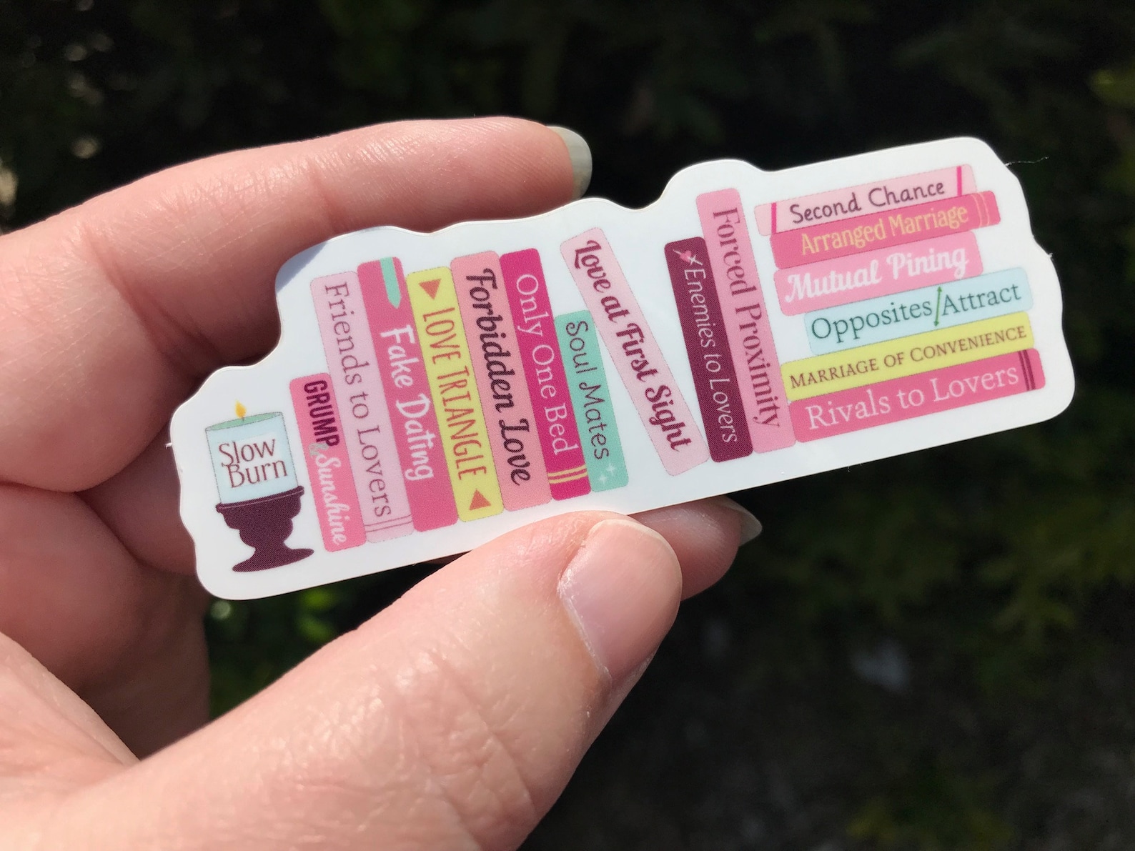 3.5 Love Your Shelf 2.0 Stickers Matte Romance - Etsy