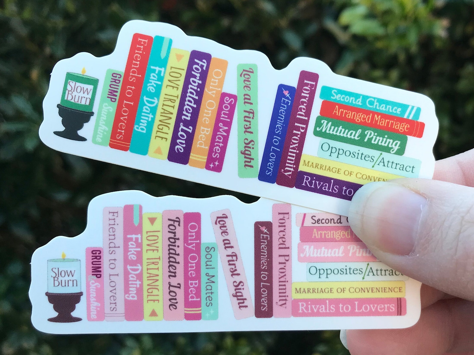 3.5 Love Your Shelf 2.0 Stickers Matte Romance - Etsy