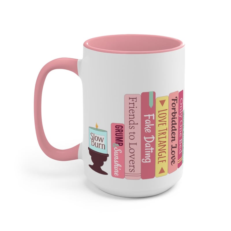Stack of Books Coffee Mug - Etsy
