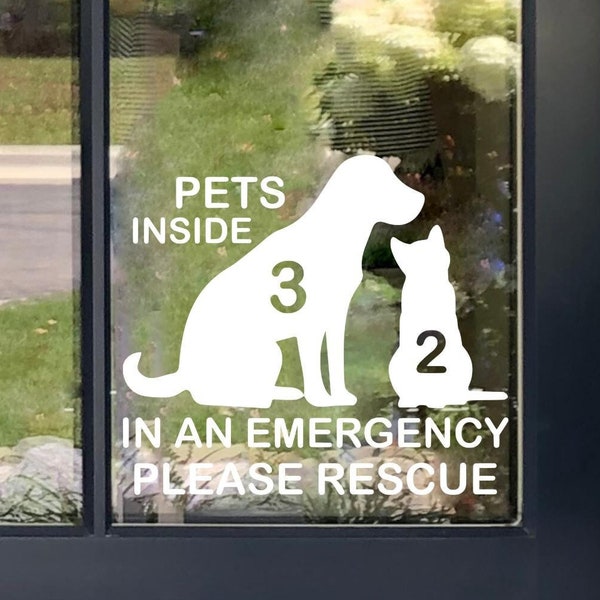Pet Inside Sticker - Etsy