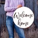 Welcome Home Vinyl Decal Sticker for Making Signs Welcome - Etsy