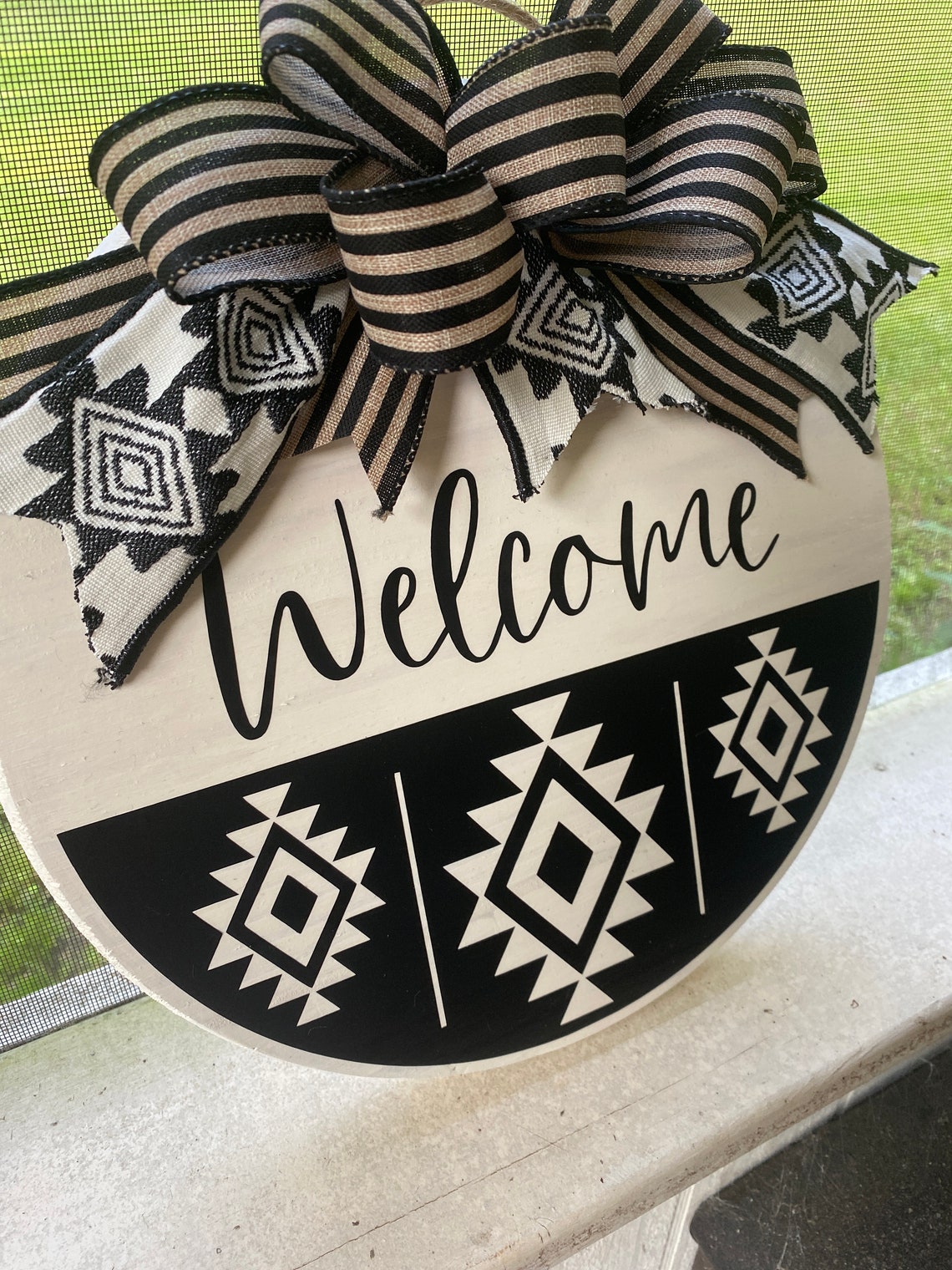 Aztec Vinyl Decal Sticker for Sign Welcome Aztec Half Round - Etsy