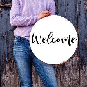 Welcome Vinyl Decal, Welcome Vinyl Decal Sticker, Welcome Vinyl Decal ...