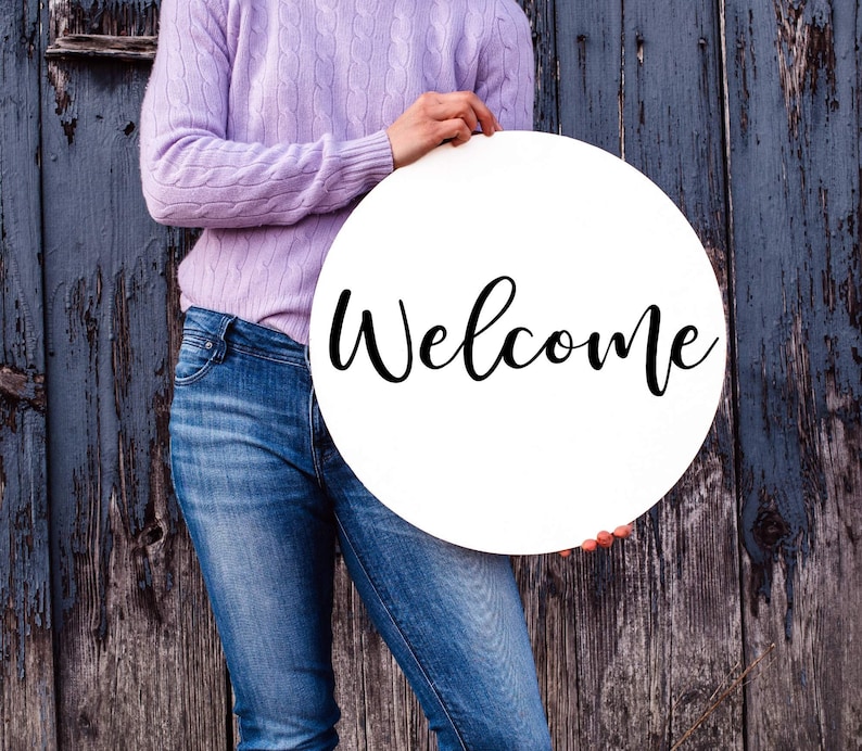 Welcome Vinyl Decal Welcome Vinyl Decal Sticker Welcome - Etsy