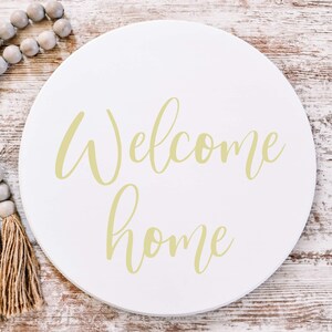 Welcome Home Vinyl Decal Sticker for Making Signs Welcome - Etsy