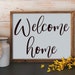Welcome Home Vinyl Decal Sticker for Making Signs Welcome - Etsy