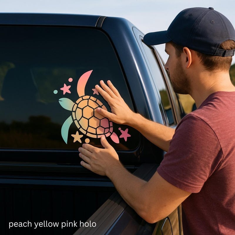 Sea Turtle Decal - Etsy