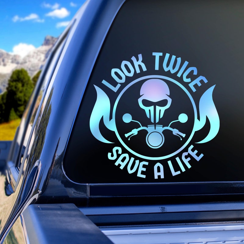 Motorcycle Sticker - Etsy