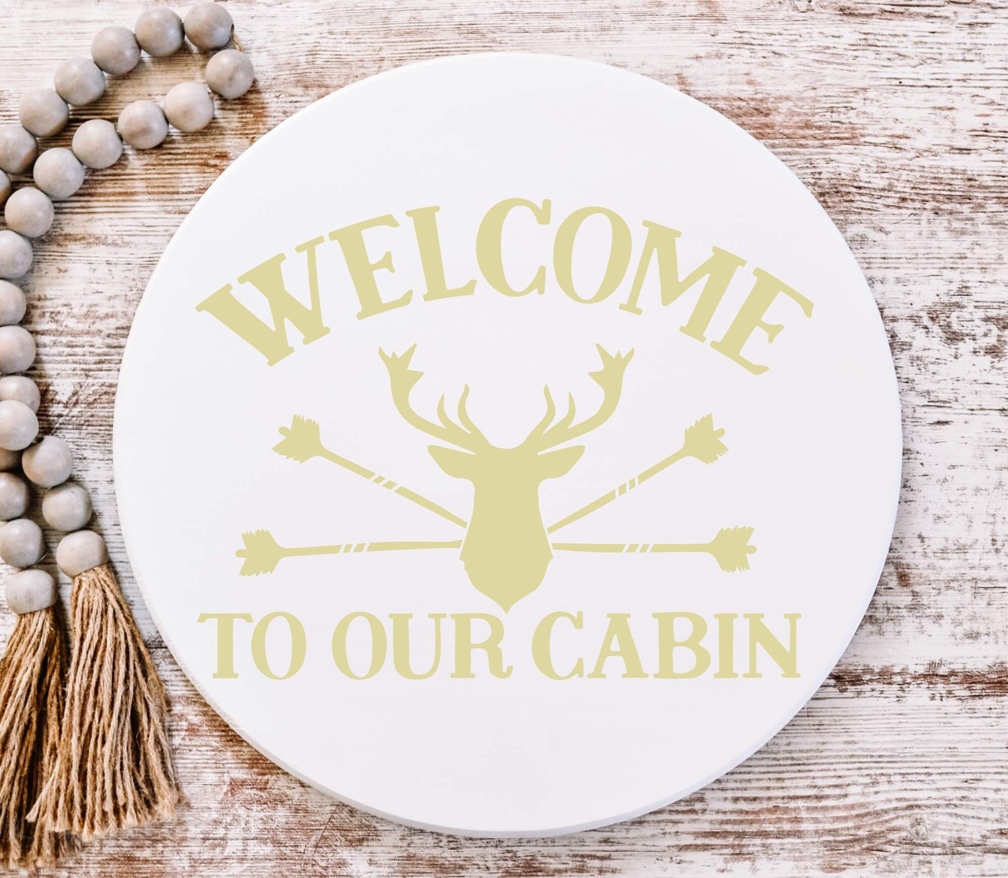 Welcome to Our Cabin Vinyl Decal Sticker Welcome to Our Cabin - Etsy
