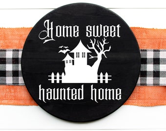 Halloween Haunted House Wall or Window Decor Decal - Etsy
