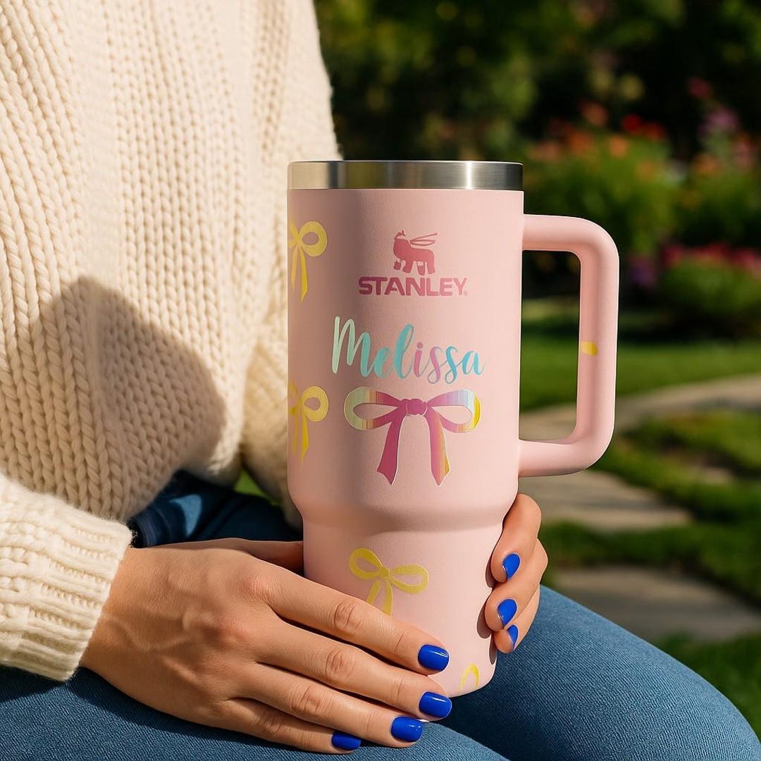 Stanley Cup Stickers, Bow Sticker Sheets, Stanley Accessories, Tumbler ...