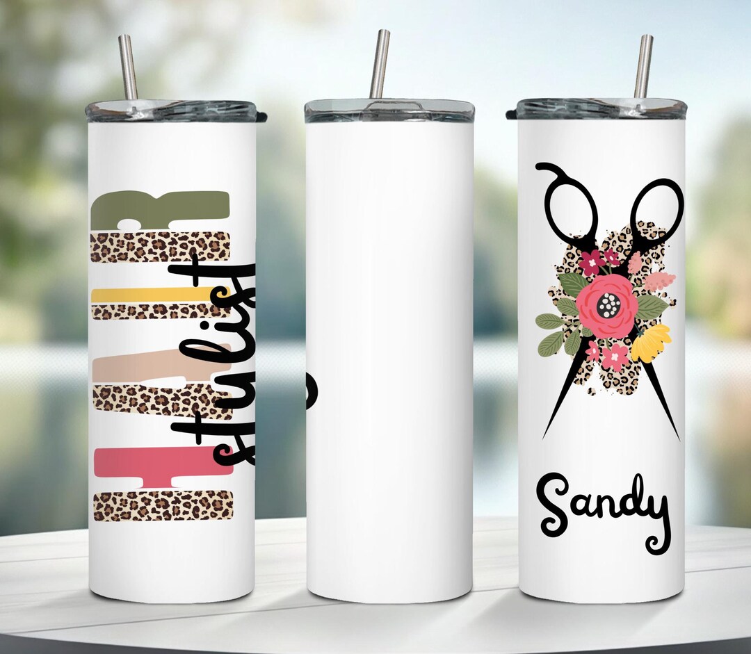 Hair Stylist 20 Oz Skinny Tumbler, Hair Stylist Cup, Hair Stylist ...