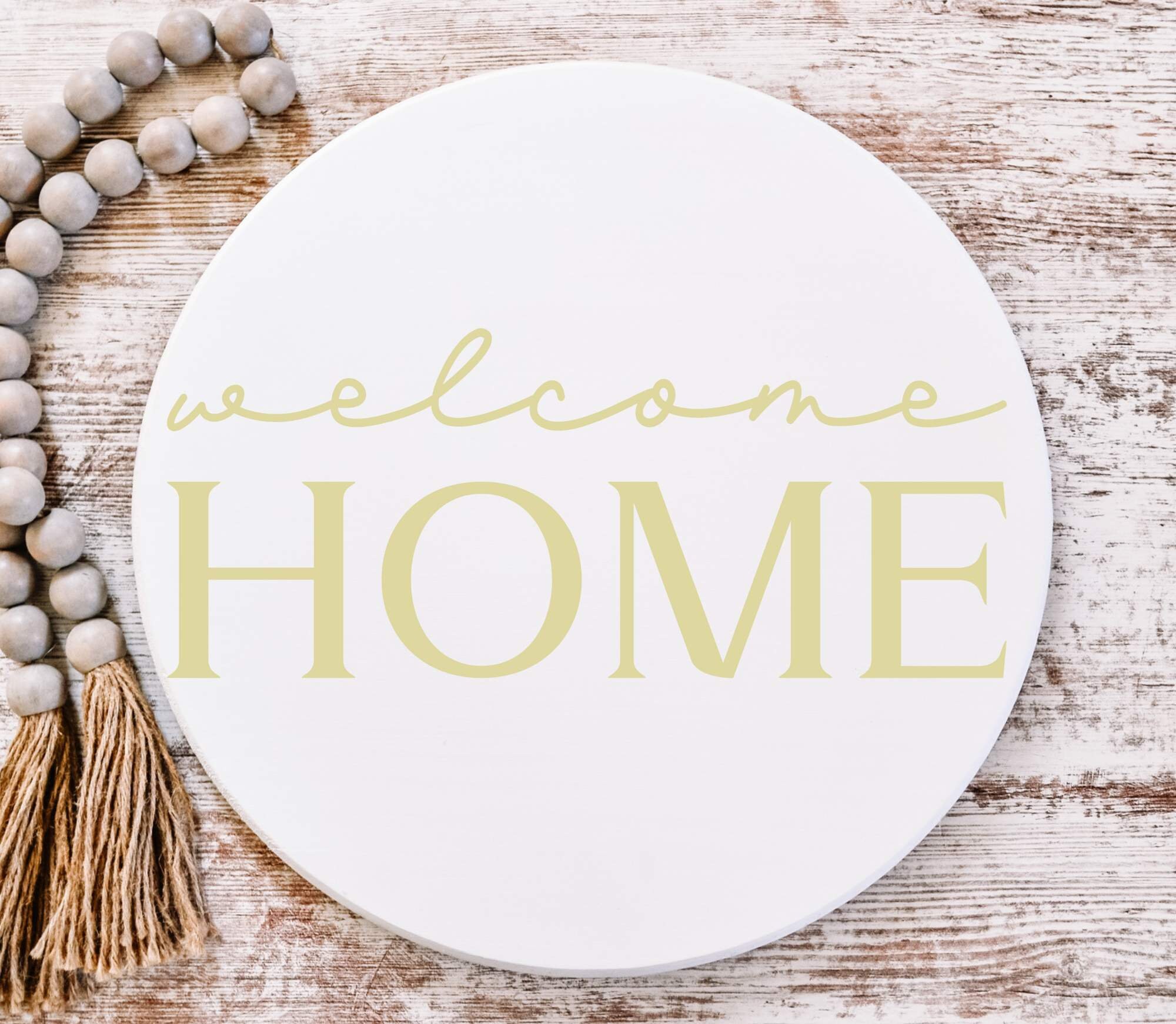 Welcome Home Stacked Vinyl Decal Sticker Welcome Home Vinyl - Etsy
