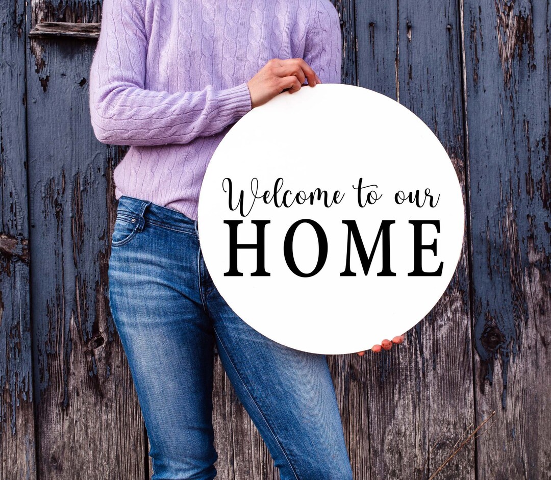 Welcome to Our Home Vinyl Decal Sticker, Welcome to Our Home Decal ...
