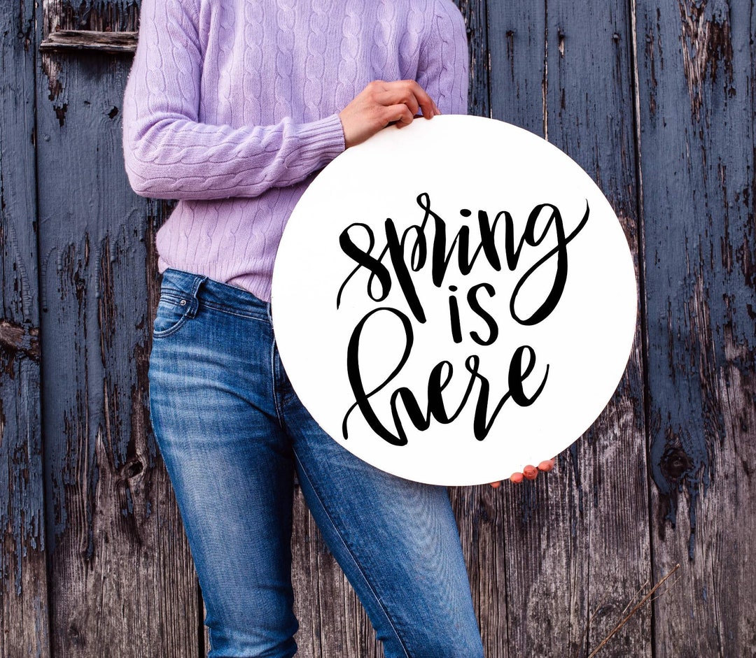 Spring is Here Vinyl Decal Sticker, Spring is Here Decal, Spring is ...