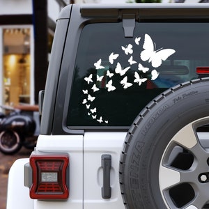 Butterfly Swarm Holographic Car Decals, Butterfly Car Decal, Butterfly ...
