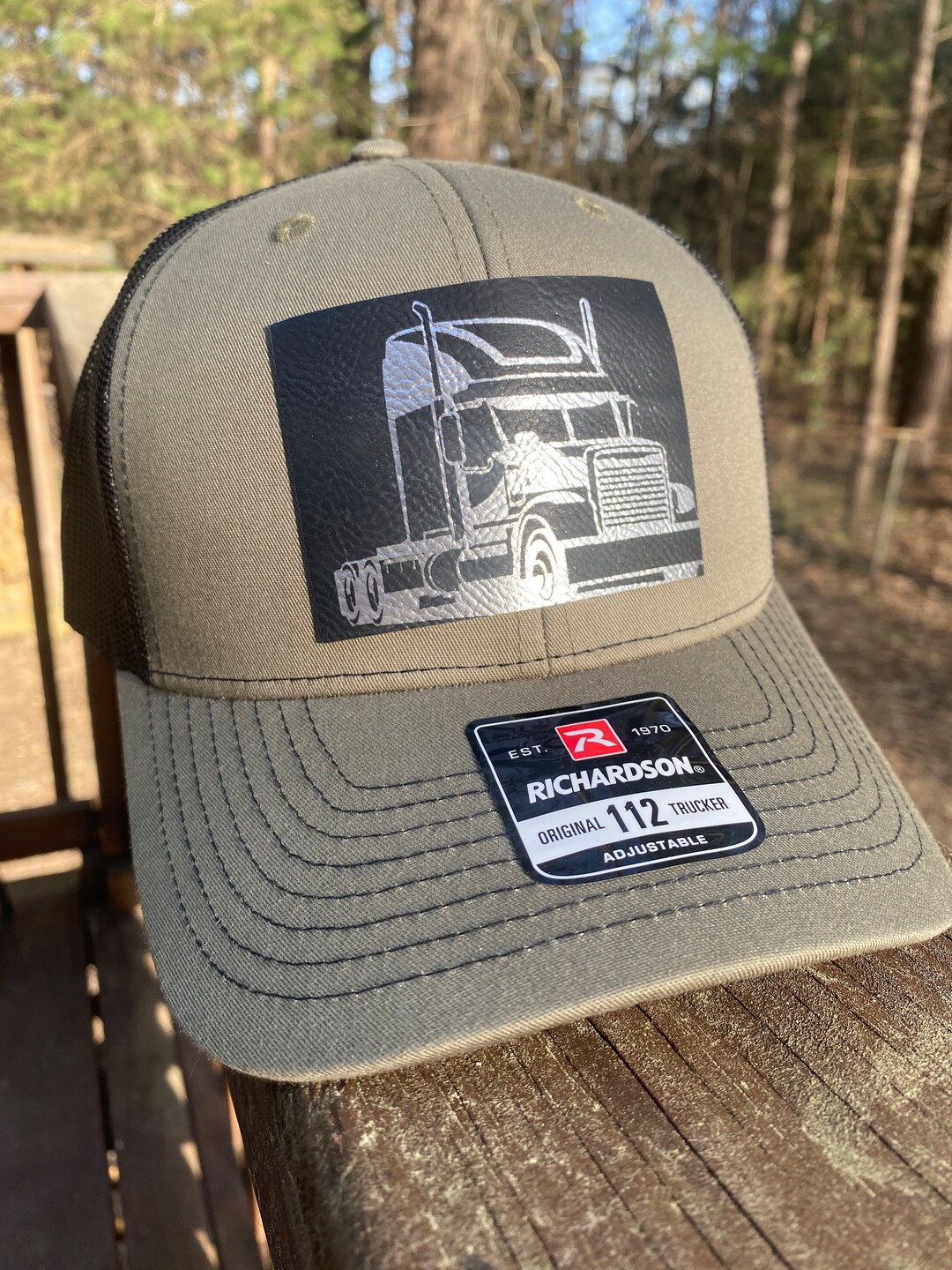 Semi Truck Patch Hat, Semi Truck, Semi Truck Hauler Gift, Over the Road ...