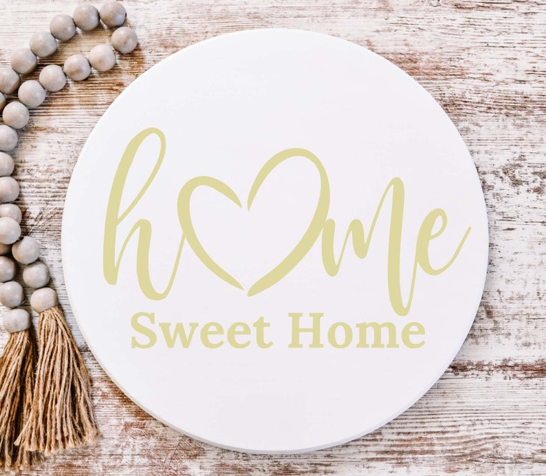 Home Sweet Home Vinyl Decal Sticker Home Sweet Home Decal - Etsy