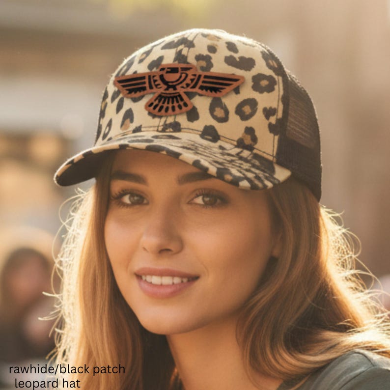 Thunderbird Tribal Patch Hat – Native American Cryptid Design, Mythical ...