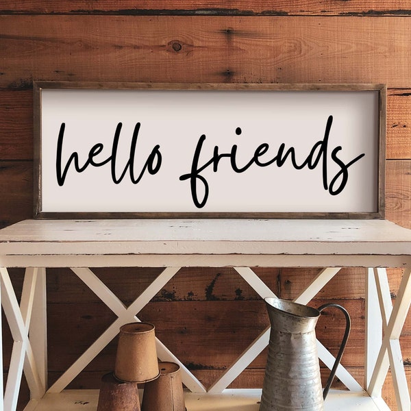Hello Friends - Etsy