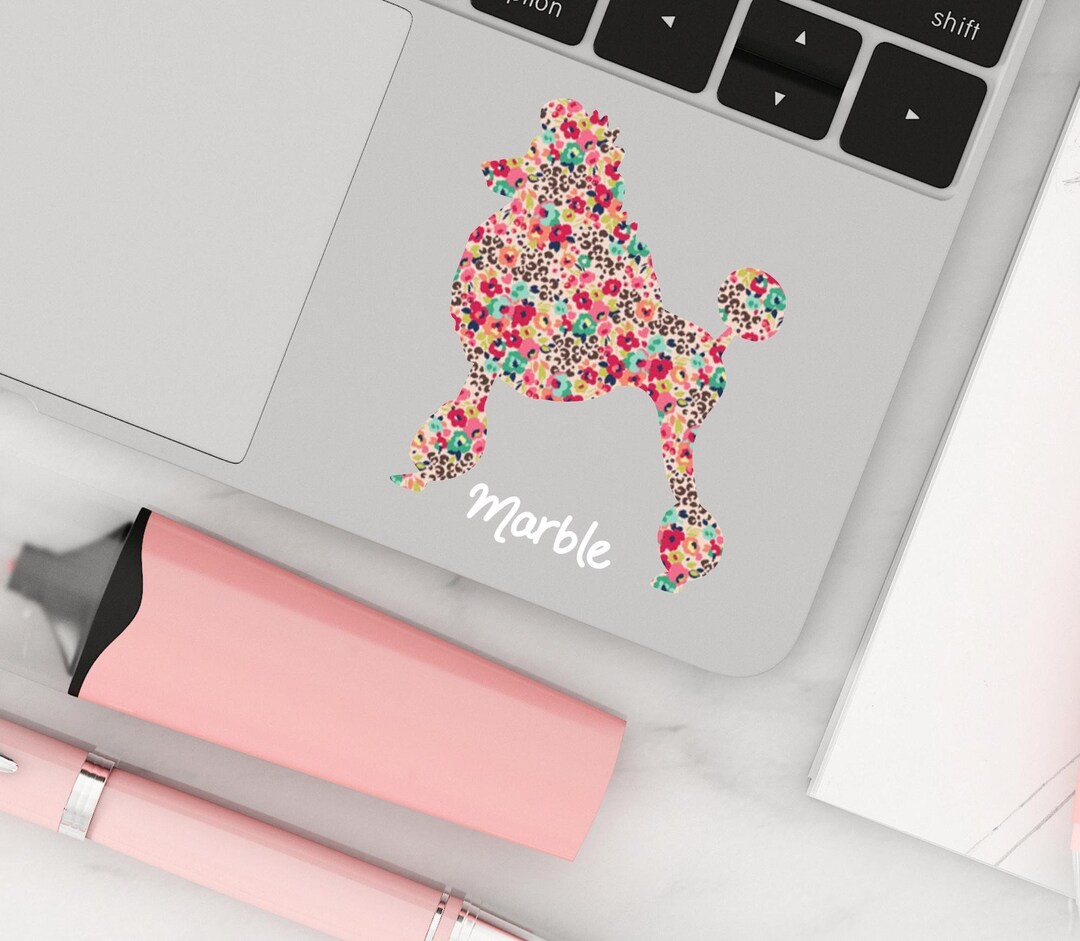Poodle Pattern Vinyl Decal Sticker, Poodle Sticker for Cup, Poodle ...