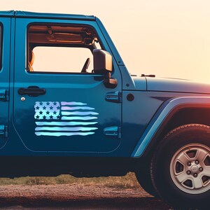 Amercian Flag Vinyl Decal, American Flag Car Decal, American Flag ...