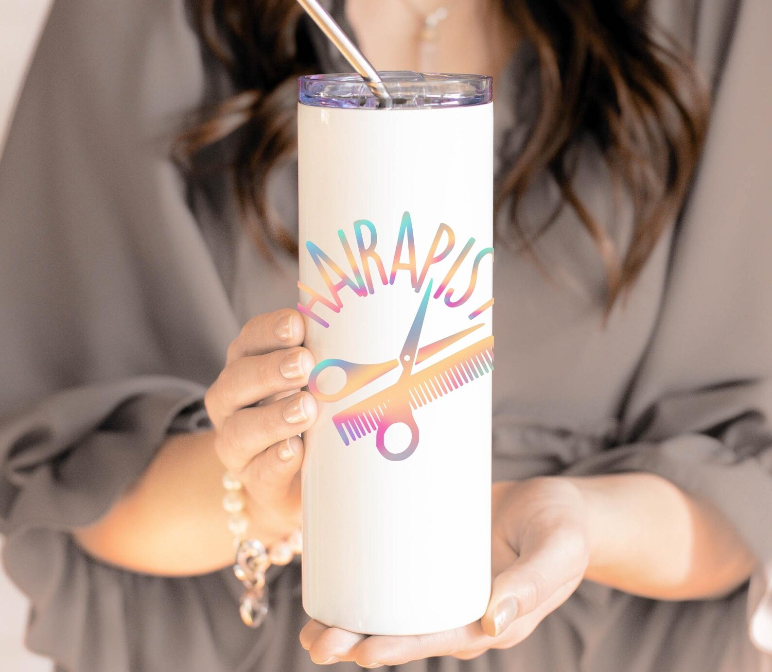 Hairapist Vinyl Decal Sticker for Hairstylist, Hairstylist Decal ...