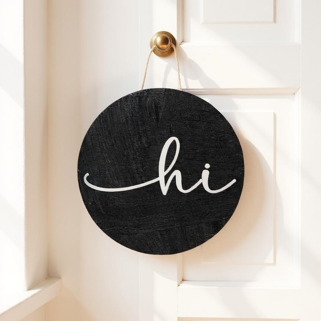 Hi Flourish Vinyl Decal Sticker, Hi Decal, Hi Sticker, Hi Vinyl Decal ...