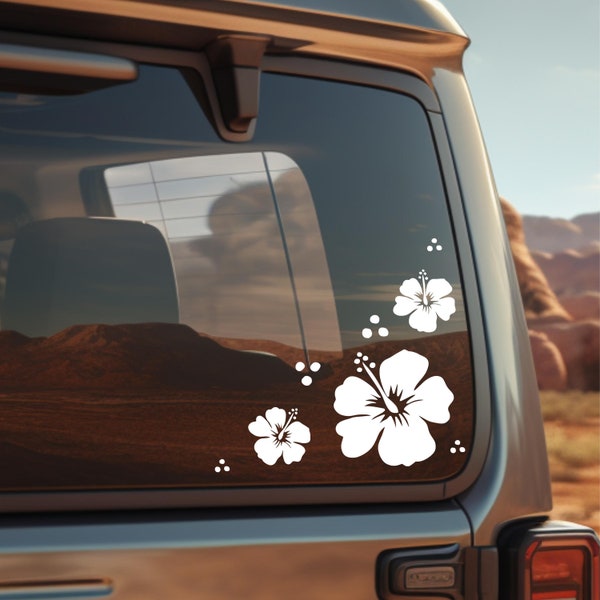 Flower Car Decal - Etsy