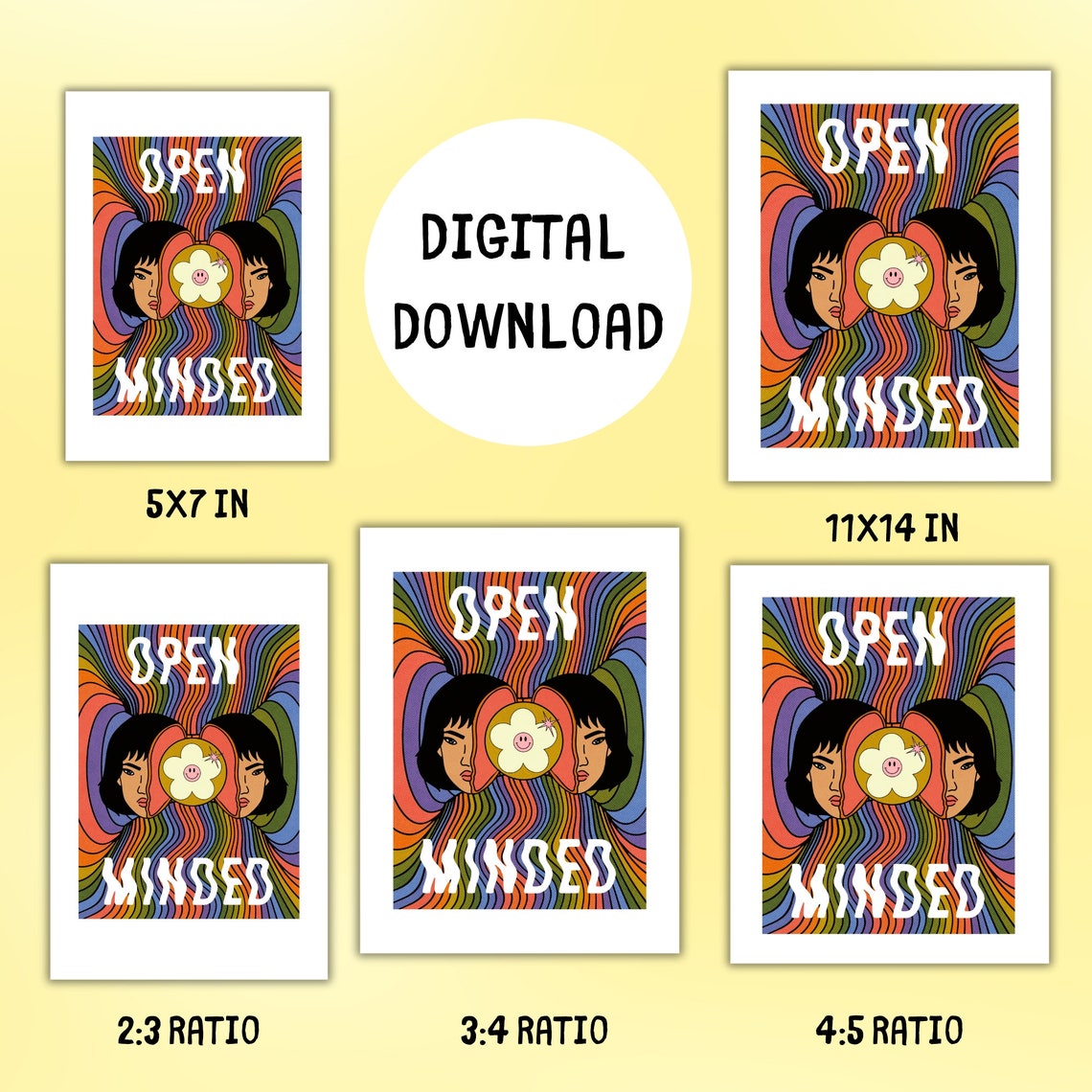 Digital Download, Reto Print, Retro Wall Art, Retro Art, PDF File ...