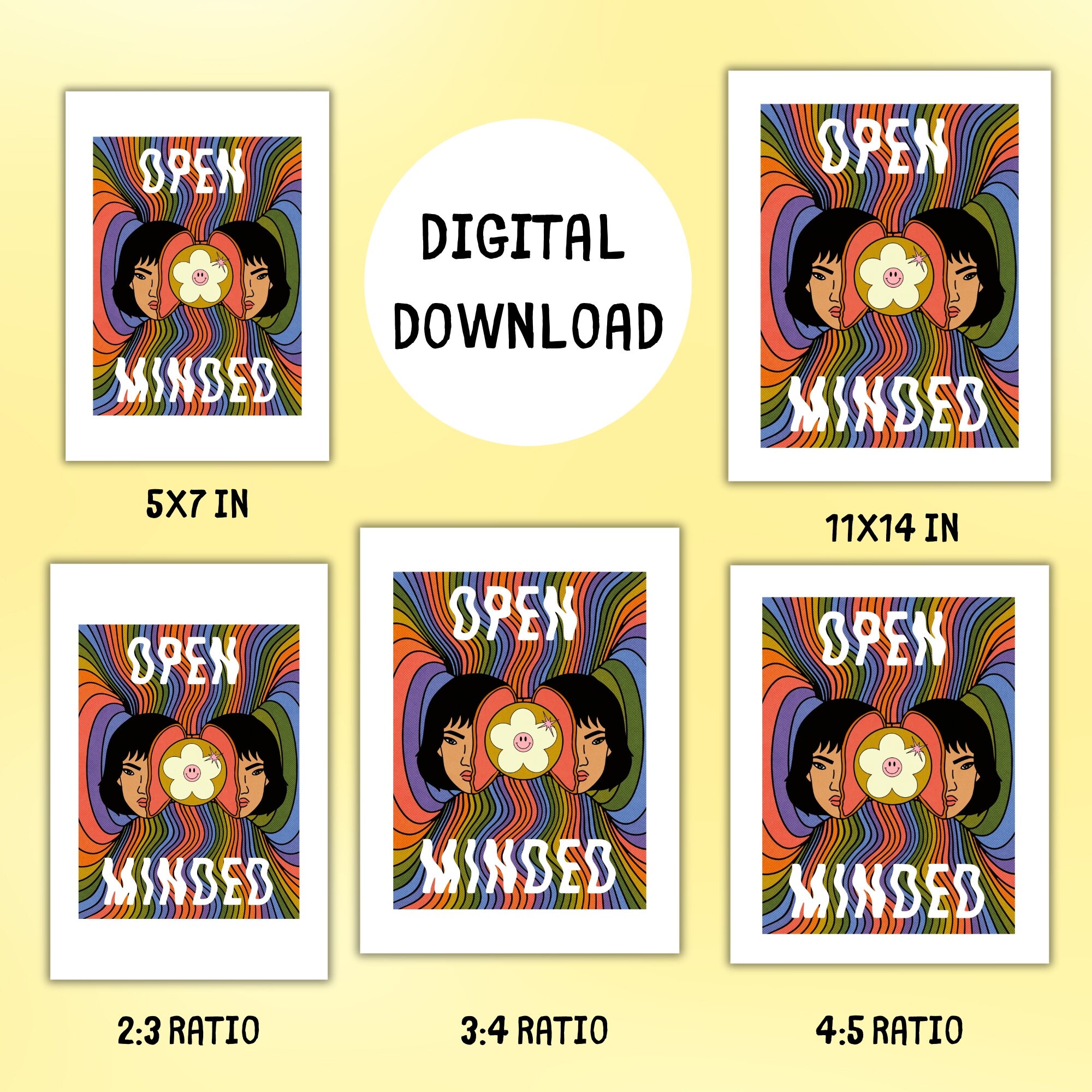 Digital Download, Reto Print, Retro Wall Art, Retro Art, PDF File ...