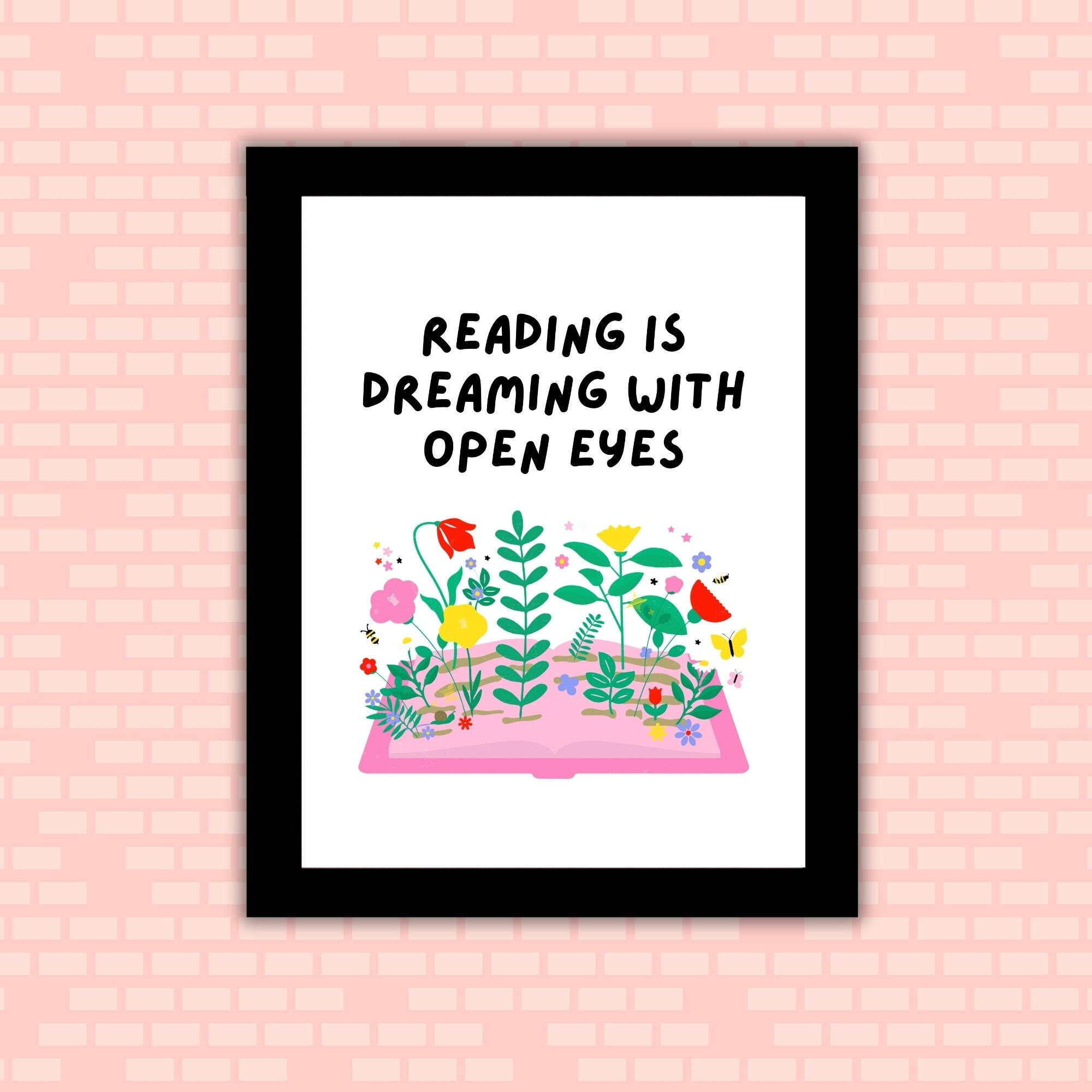 Reading Wall Art, Classroom Poster, Kids Room Decor, Library Poster ...