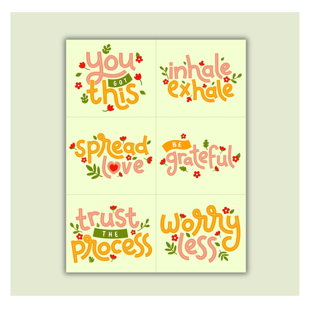 Grateful Flashcards, Digital Download Print, PDF Print, Printable ...