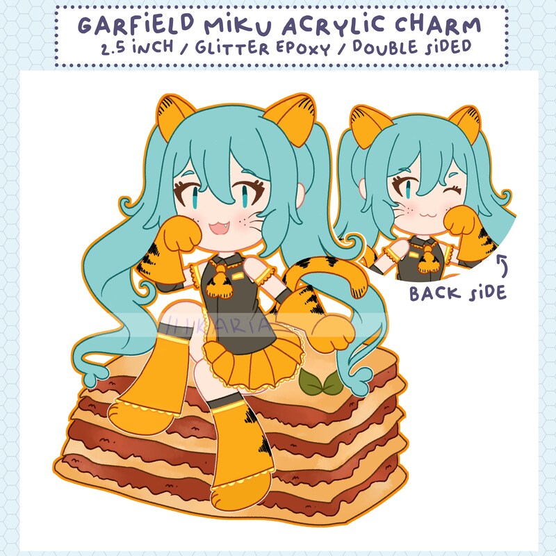 Miku Garfield - Etsy