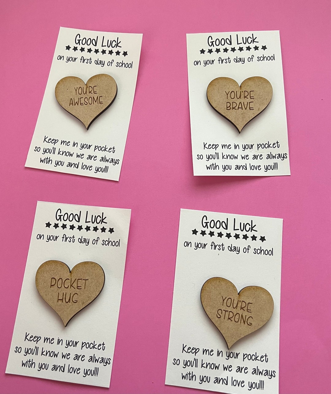 Pocket Hugs, Affirmation Messages, Back to School, Kids Back to School ...