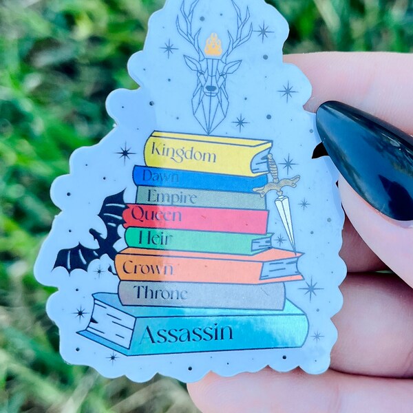 Throne of Glass Stack Sticker - Etsy