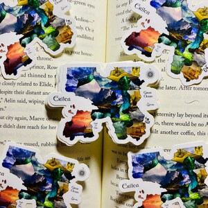 ACOTAR and TOG Inspired Map Stickers - Etsy