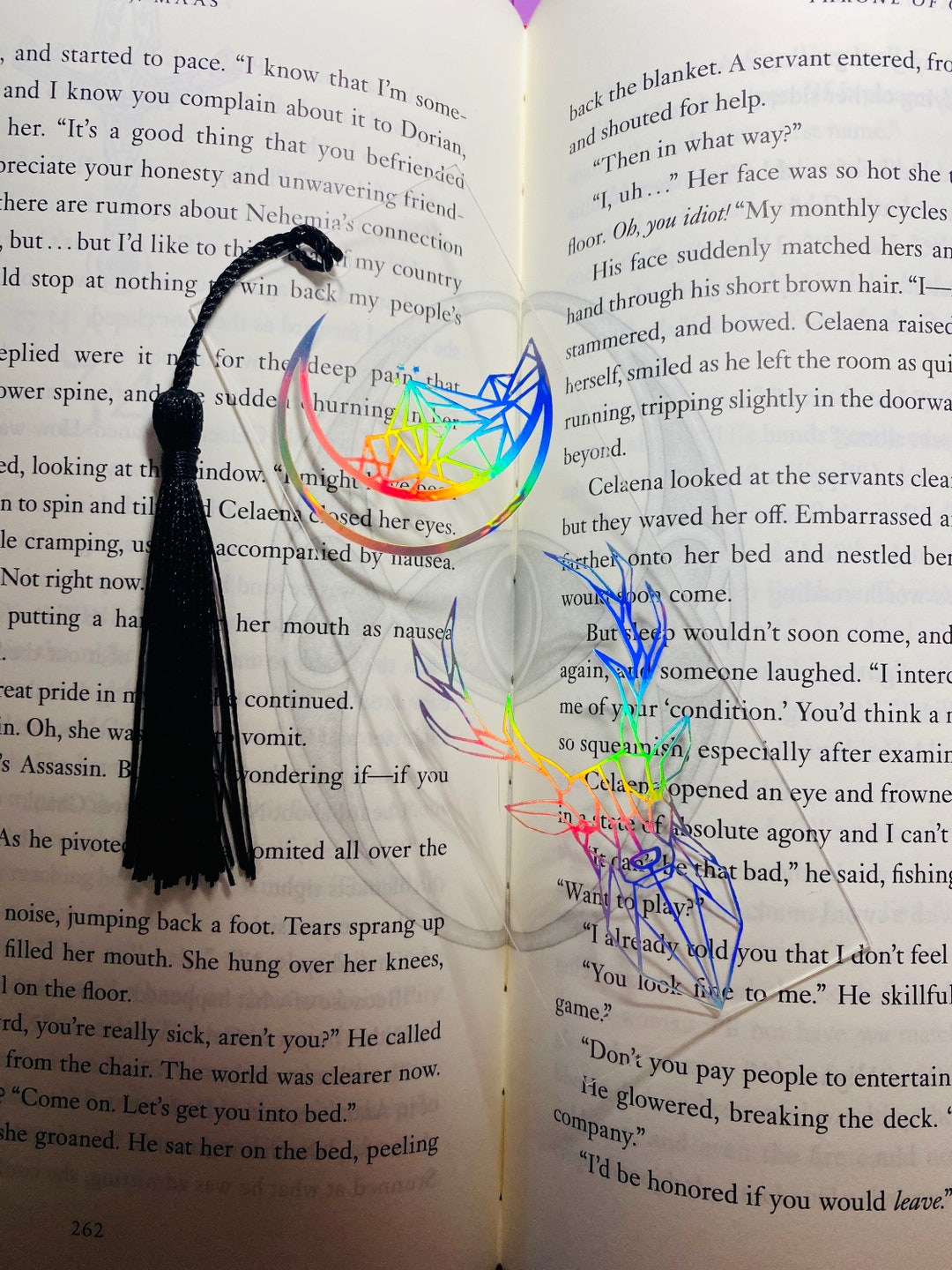SJM Book Inspired Thin Acrylic Bookmark - Etsy