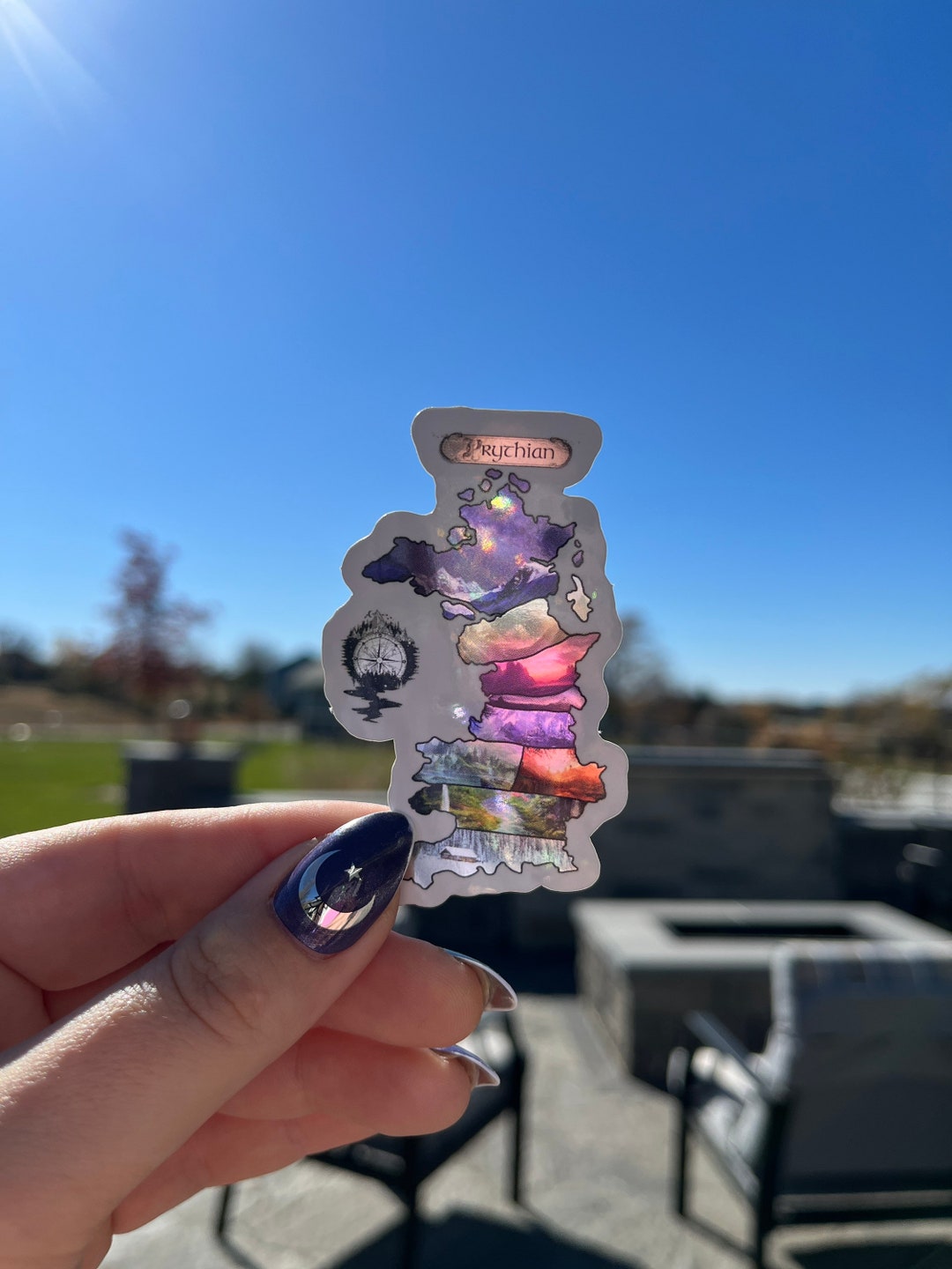 Mirrored Prythian Sticker - Etsy