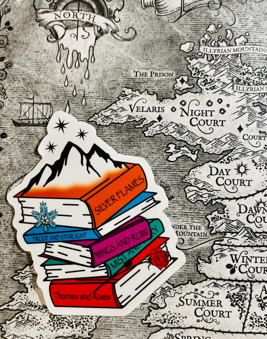 ACOTAR Book Set Sticker - Etsy