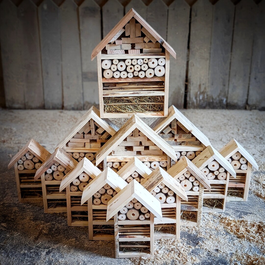 Handmade Natural Reclaimed Wood Bug Insect Hotel / Bug House ...