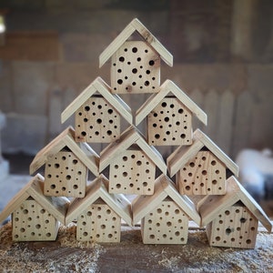 Handmade Wooden Bee House / Bug House / Bee Hive / Bee Cottage ...