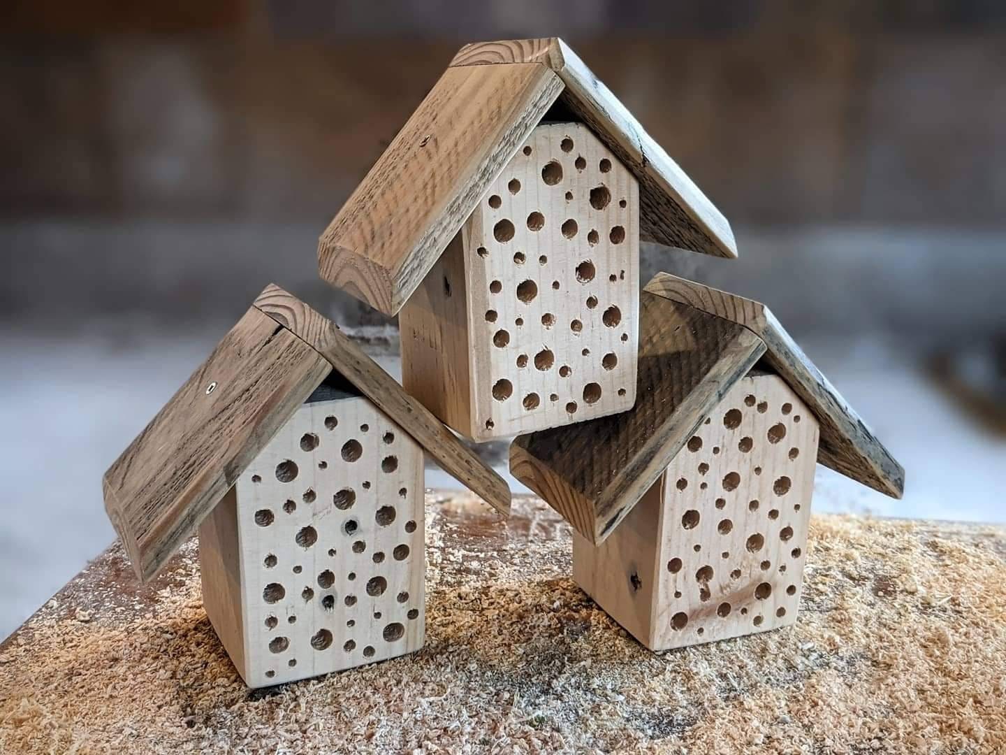 Handmade Wooden Bee House / Bug House / Bee Hive / Reclaimed | Etsy ...