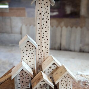 Handmade Wooden Bee House / Bug House / Bee Hive / Bee Cottage ...